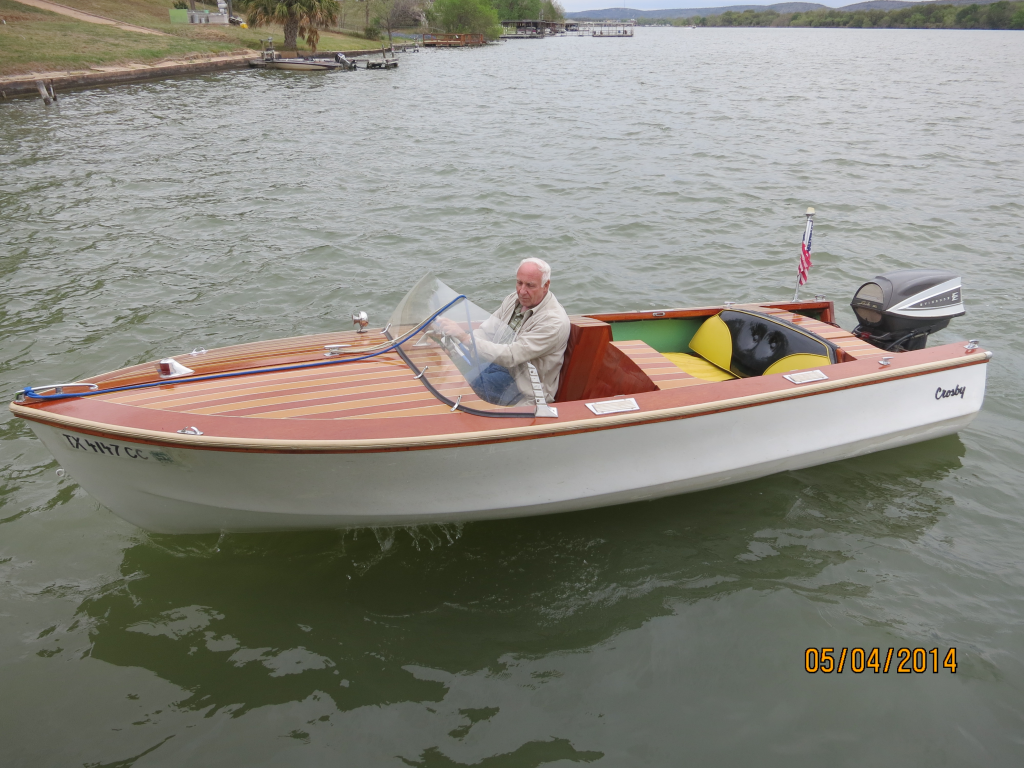 Bob Macaluso’s Crosby | Texas Chapter of the Antique Outboard Motor Club